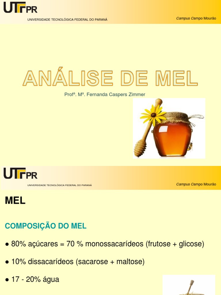 Aula 6 - Analise de Mel | PDF | Mel | Química