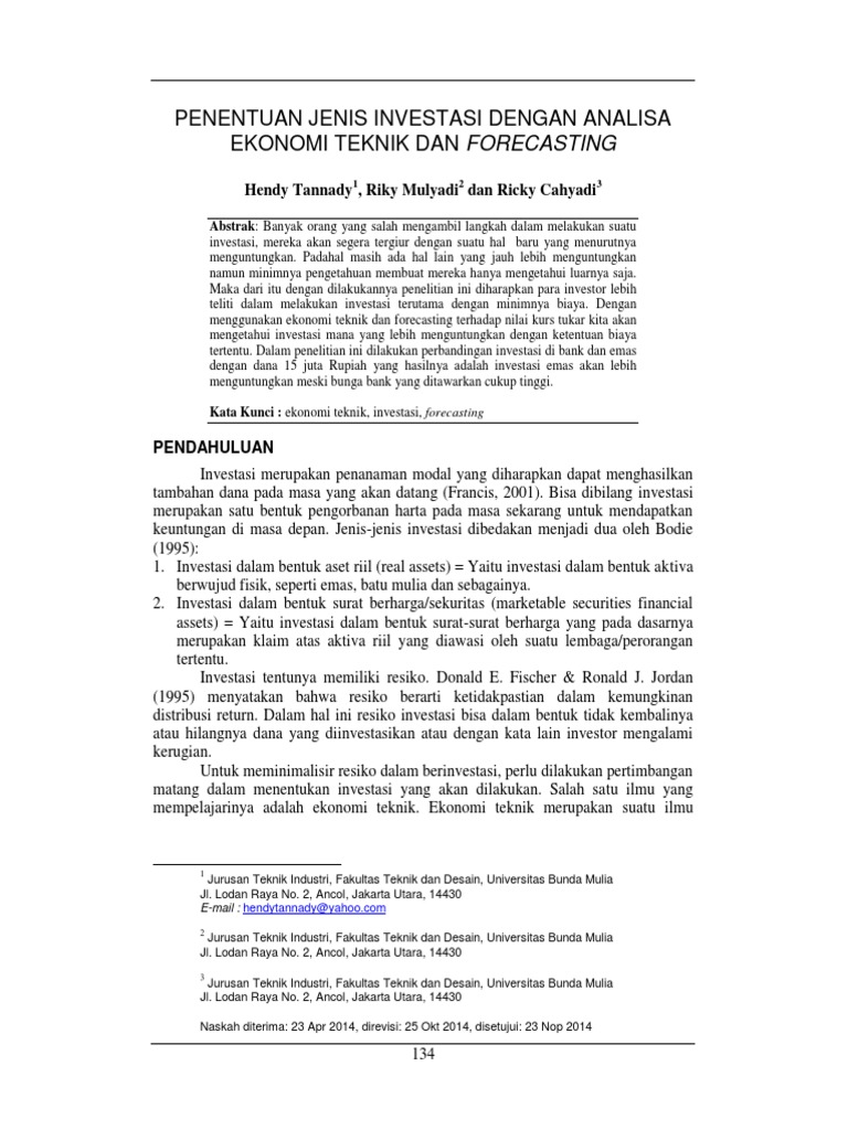 Jurnal Teknik Industri | PDF