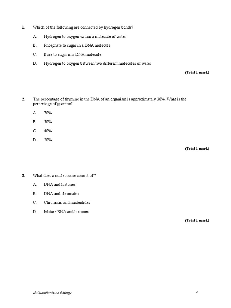DNA Structure and Repliation, Transcription and Replication and ...