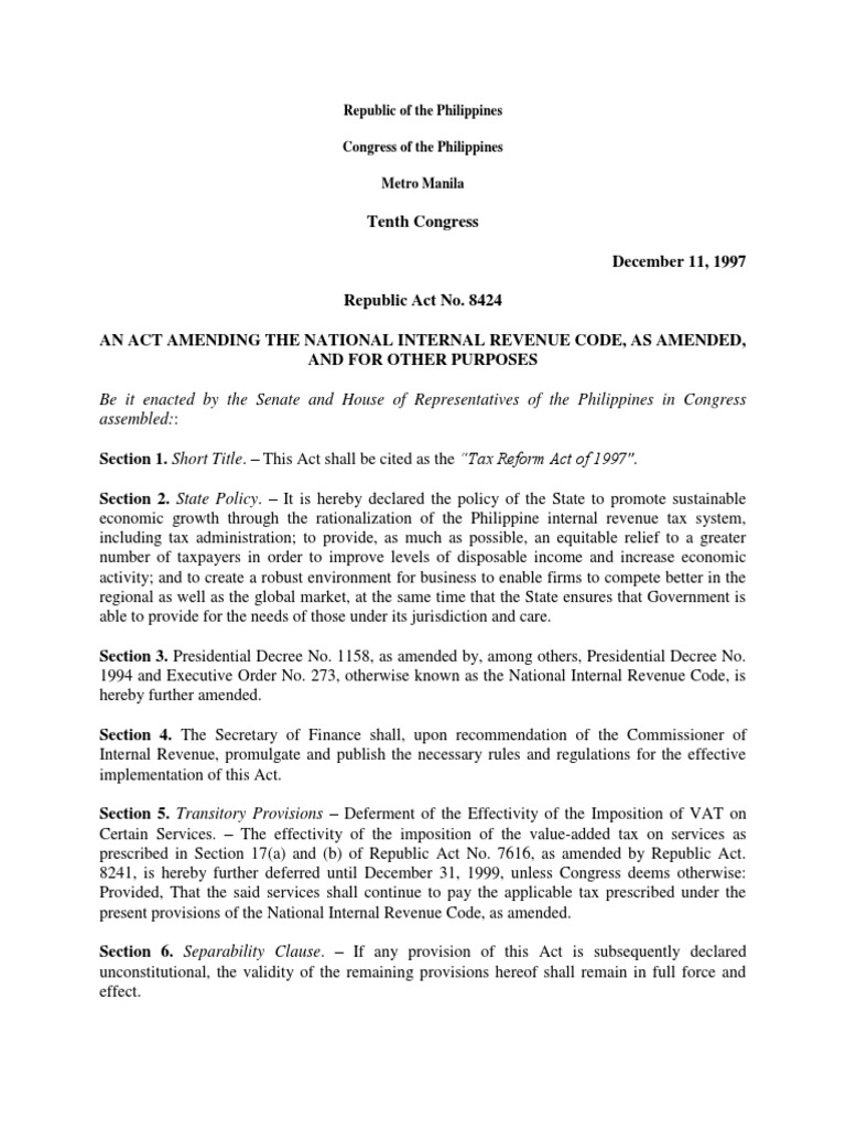 Tax Code | PDF | Capital Gains Tax | Internal Revenue Service