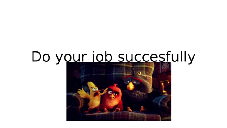 Do Your Job | PDF
