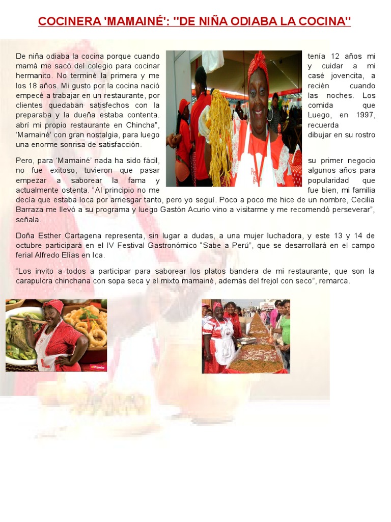 MAMAINE | PDF | Cocina, comidas y vino