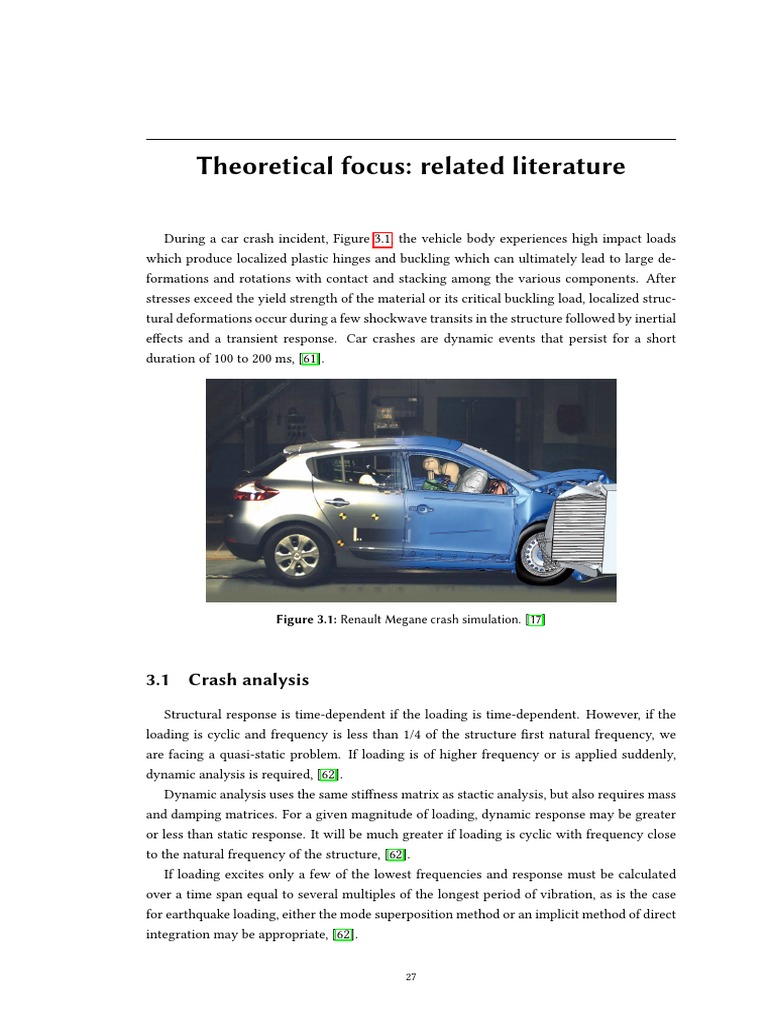 Theoretical Focus: Related Literature: 3.1 Crash Analysis | PDF | Science & Mathematics