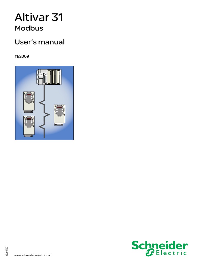 ATV31 - Modbus | PDF | Electrical Connector | Physical Layer Protocols