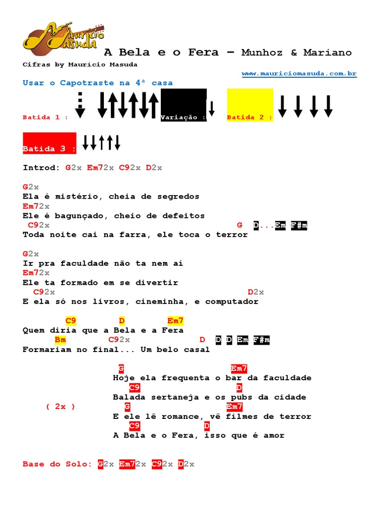 A Bela E O Fera Munhoz Mariano Pdf