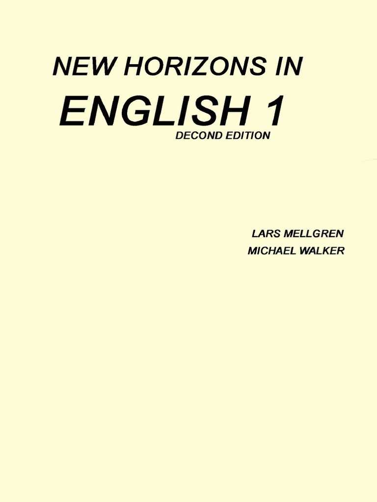 New Horizons English 1 PDF | PDF