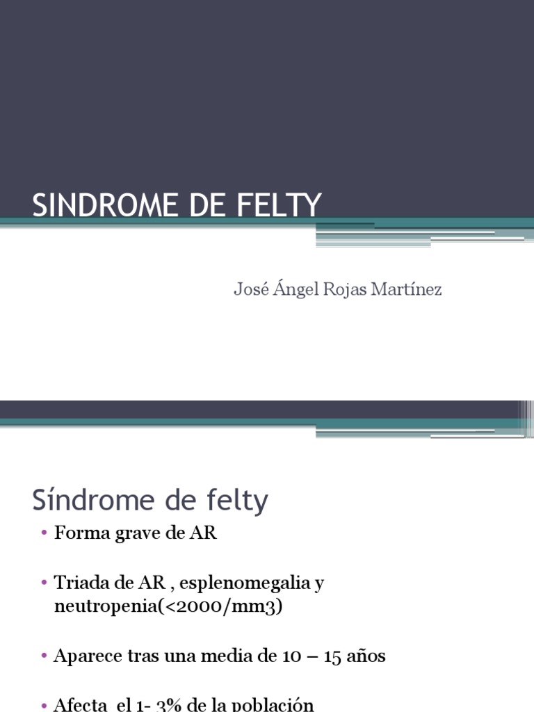 Sindrome de Felty | PDF
