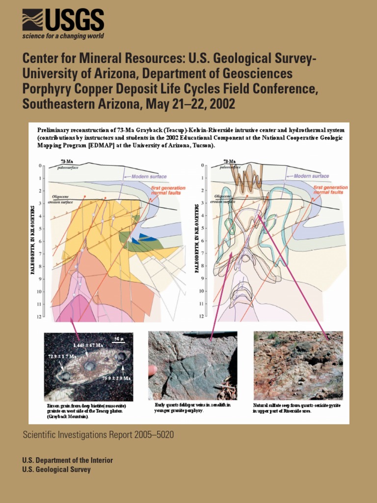 Porphyry Copper Deposit Life Cycles Field Conference | PDF | Clastic ...