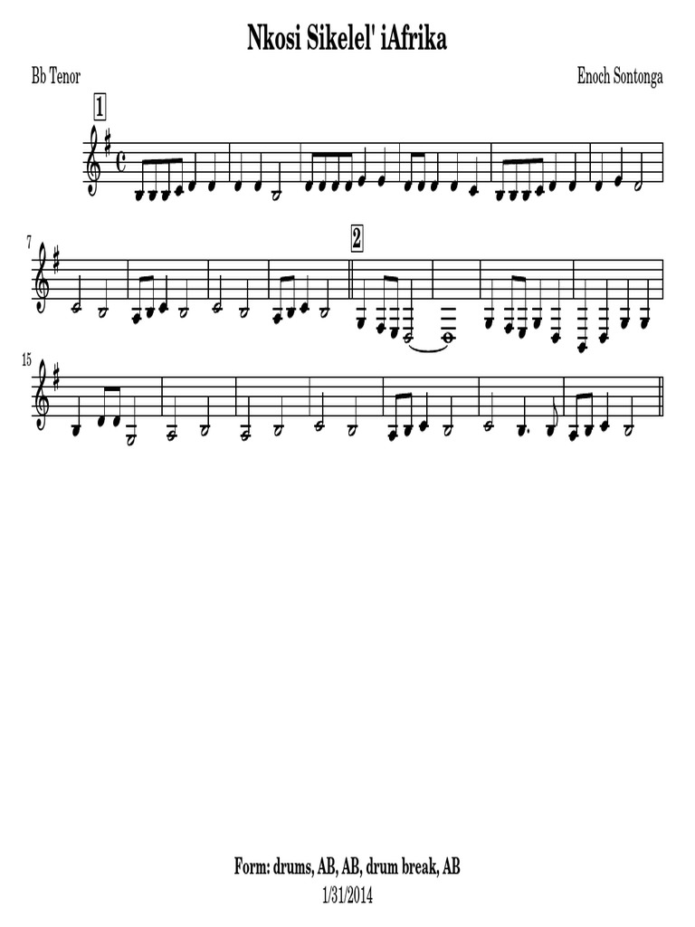 Tenor BB Treble Clef Lyre | PDF