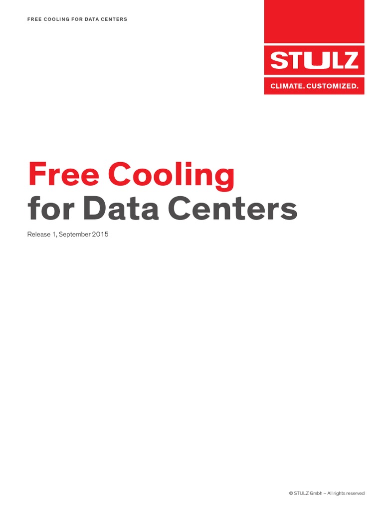 Stulz White Paper Free Cooling For Data Centers V1 | PDF | Air Conditioning | Data Center
