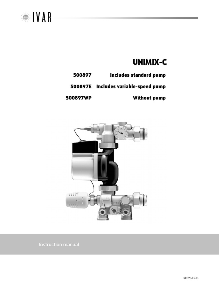 Unimix C | PDF | Thermostat | Valve