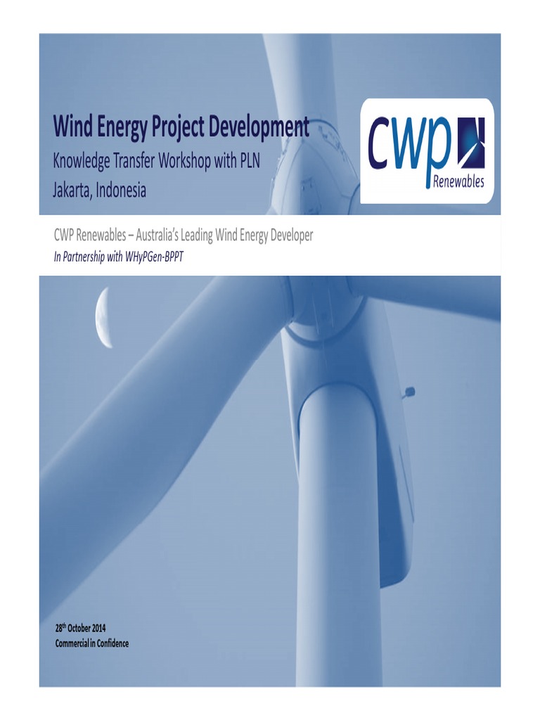 Wind Energy Workshop - PLN PDF | Download Free PDF | Wind Power ...