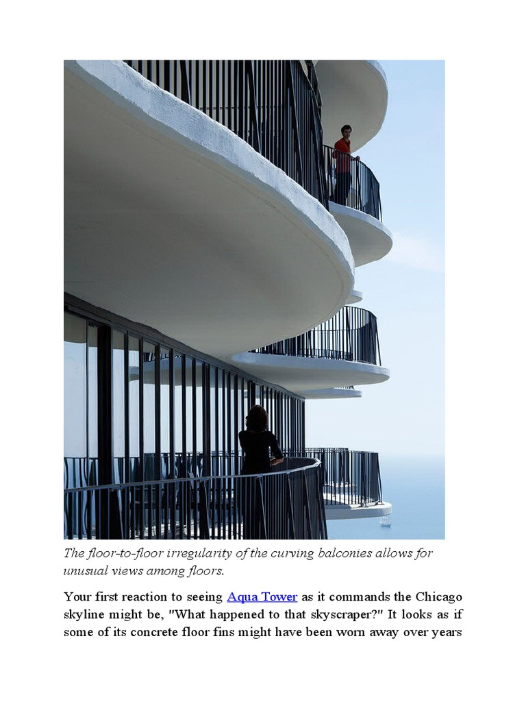 Aqua Tower | PDF | Stairs | Building