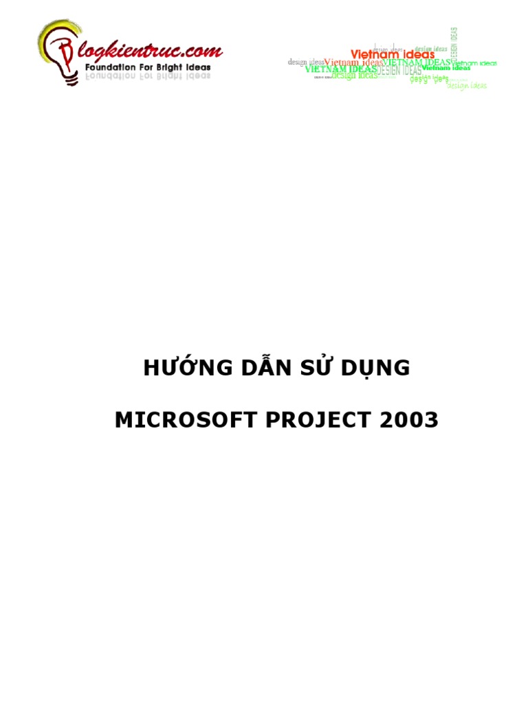 654.huong Dan Su Dung MS Project | PDF