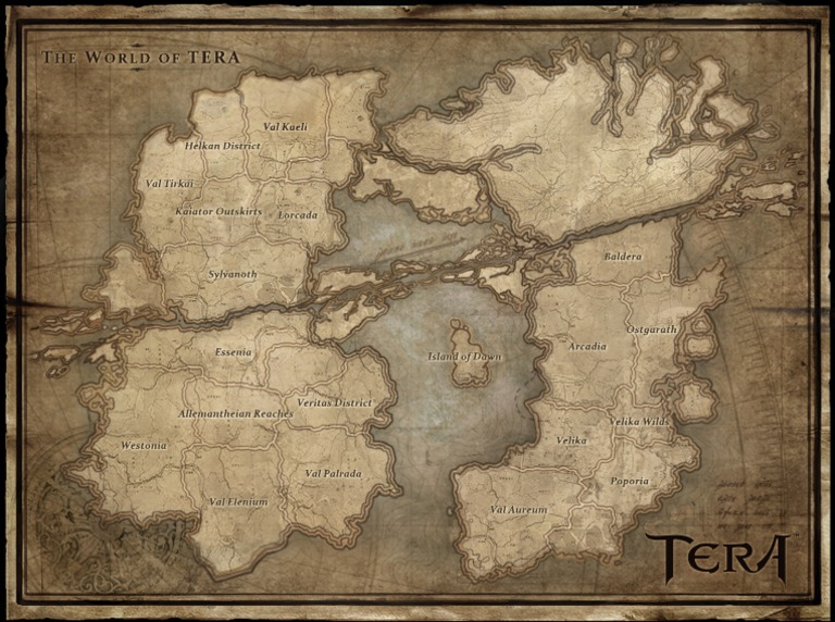 TERA World Map | PDF