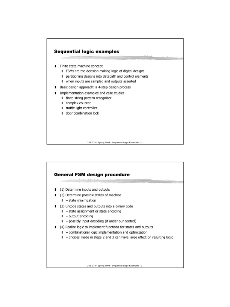 FSM Design Procedure Verilog | PDF | Theoretical Computer Science | Computer Engineering
