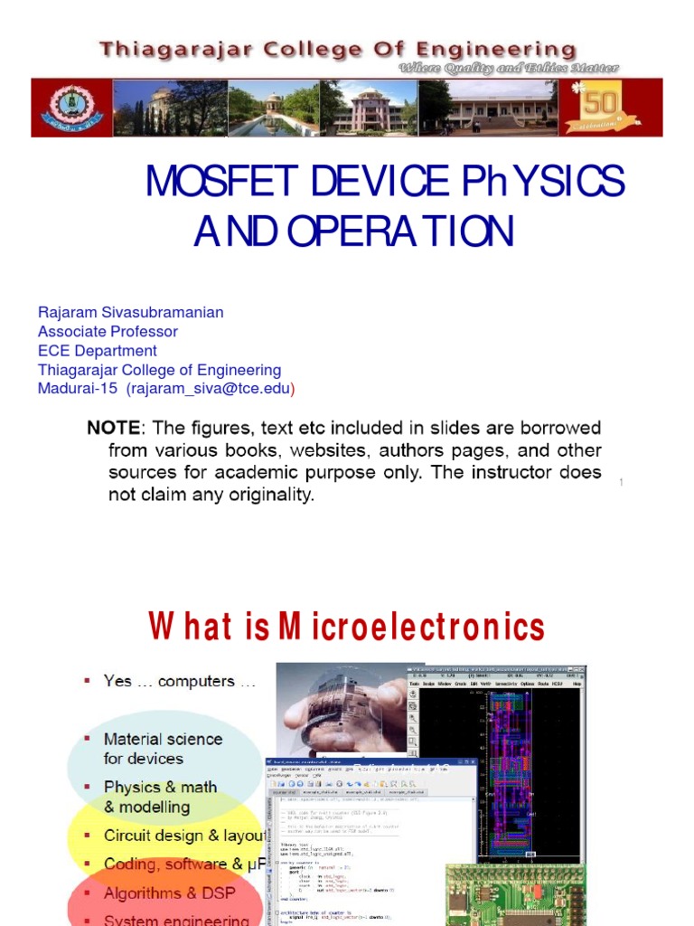 Solid State Device Modeling | PDF | Mosfet | Computer Engineering