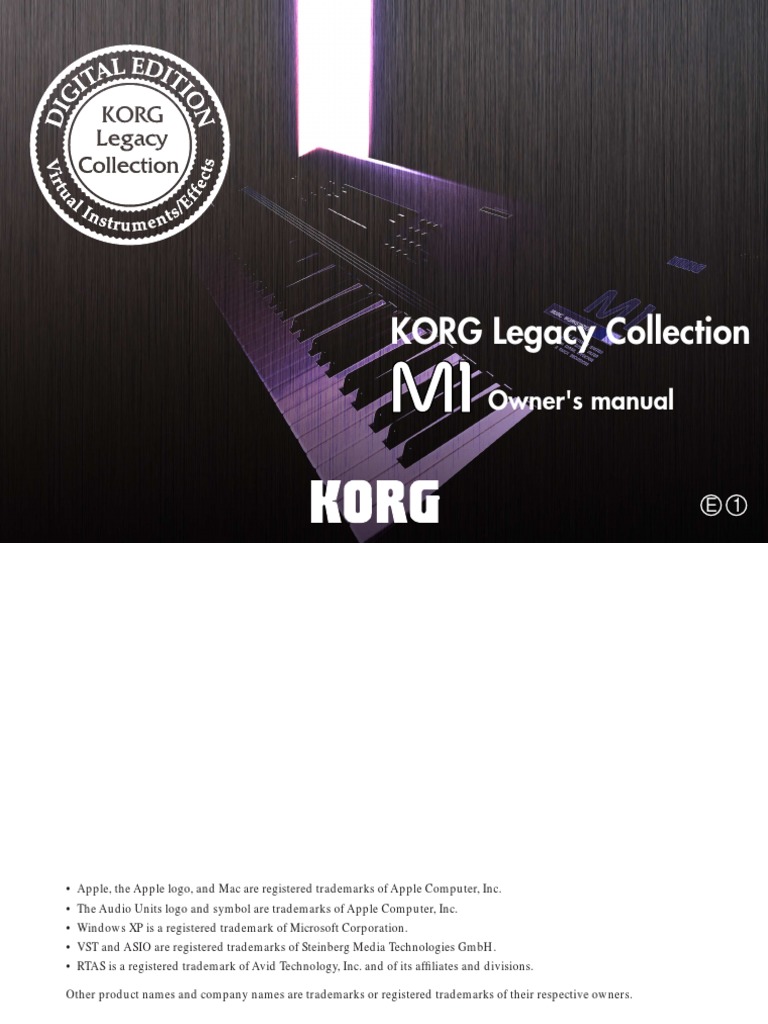 KLC M1 Manual | PDF | Synthesizer | Computing