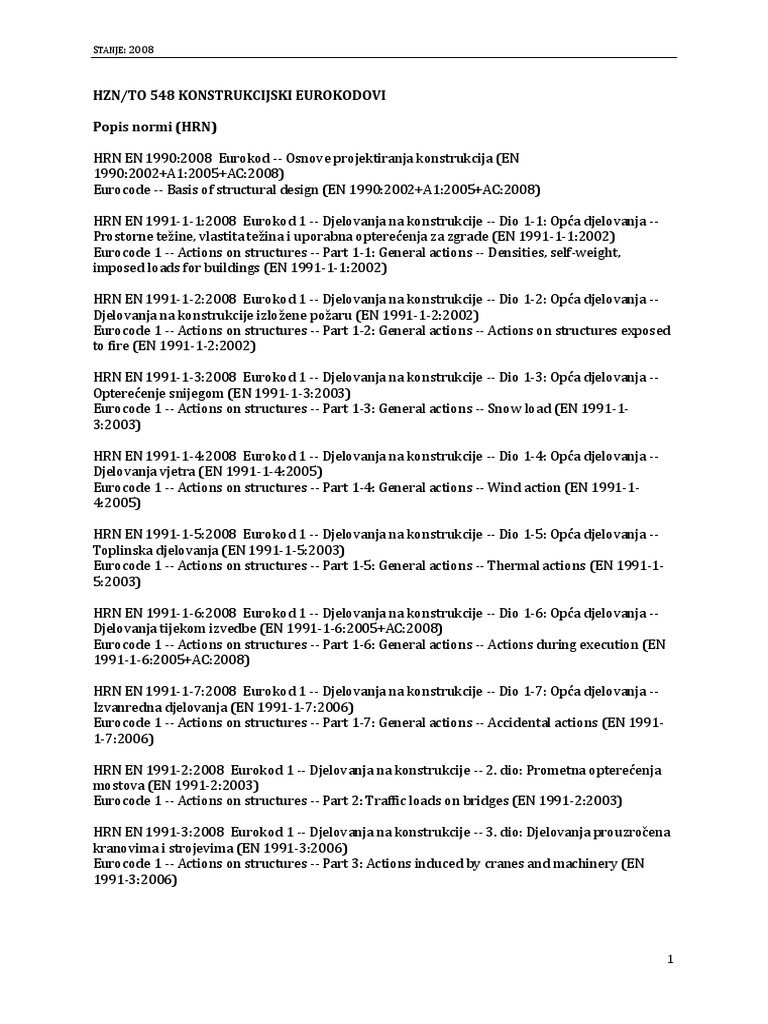 Popips Normi HRN Geotehnika | PDF