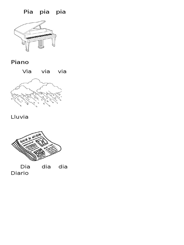 Pia Pia Pia: Via Via Via | PDF