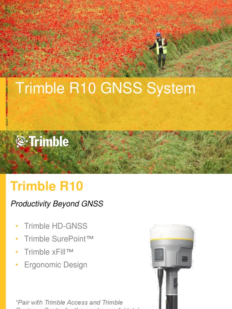 Trimble R10 Presentation | PDF | Surveying | Calibration