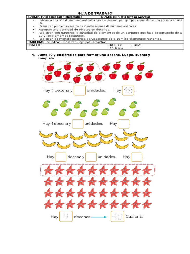 Guía de trabajo - 1° Básico [Unidades y Decenas].docx