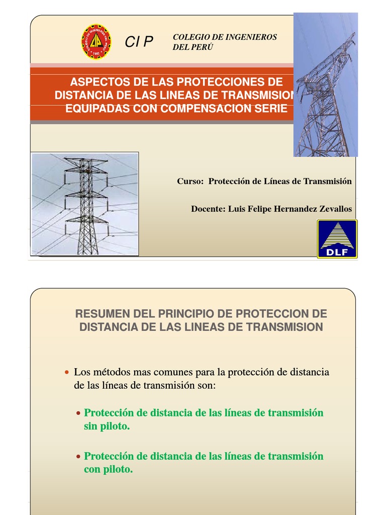 7.2 Aspectos de La Proteccion de Distancia Con ion | Relé | Impedancia ...