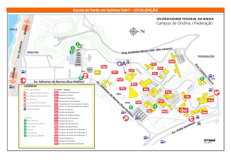 Mapa Campus UFBA | PDF
