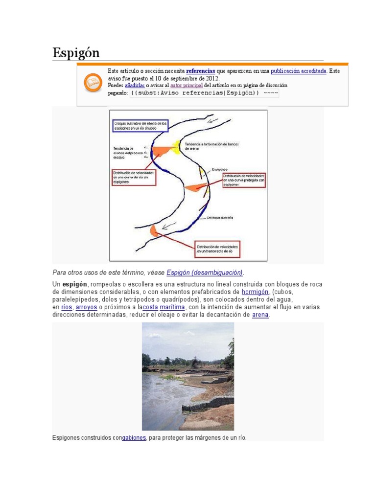 Qué es un espigón y su función | PDF | Hogar, jardinería y bricolaje