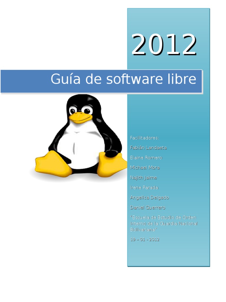 Manual de Software Libre | PDF | Software libre | Microsoft Windows
