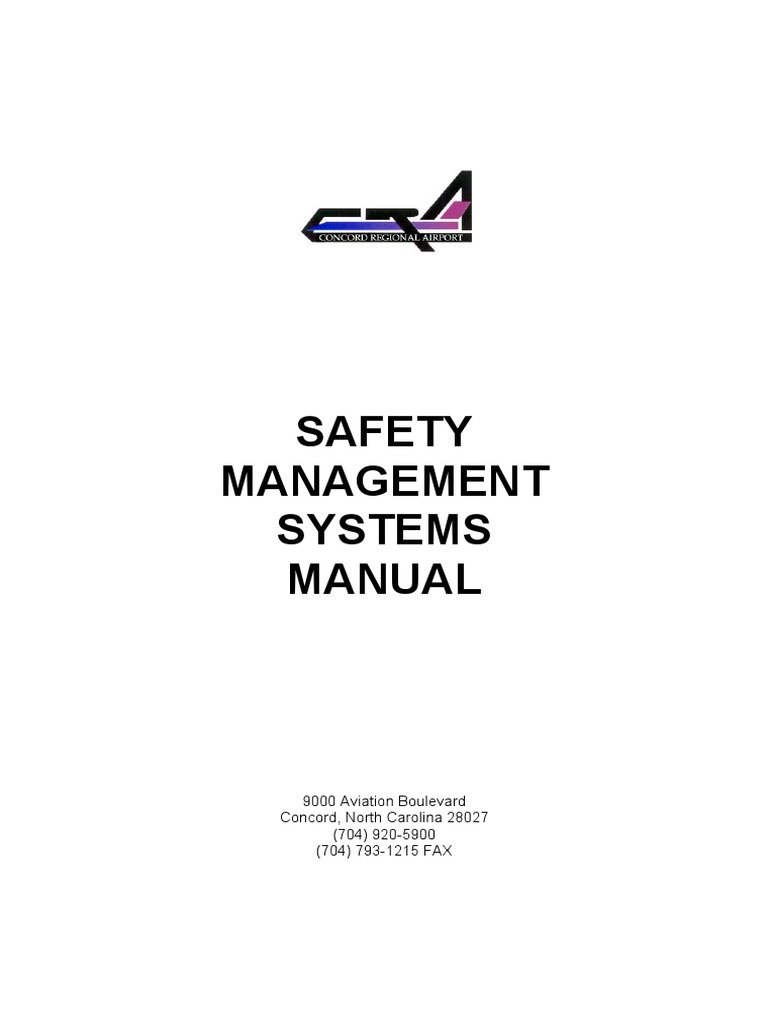SMS MANUAL TITLE | PDF | Risk Management | Occupational Safety And Health