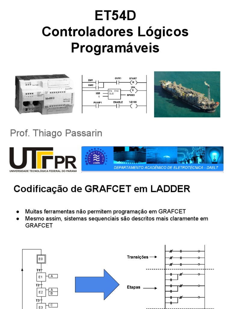 GRAFCET e LADDER em CLPs: Guia Prático | PDF | Computação e Tecnologia ...