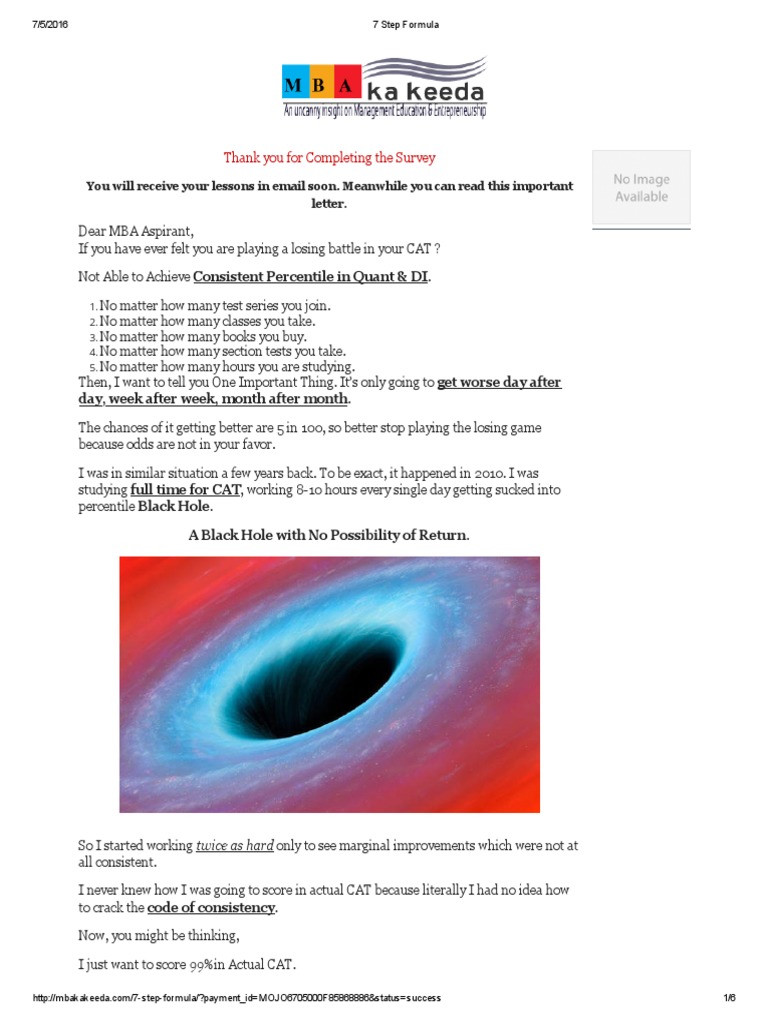 7 Step Formula PDF | PDF