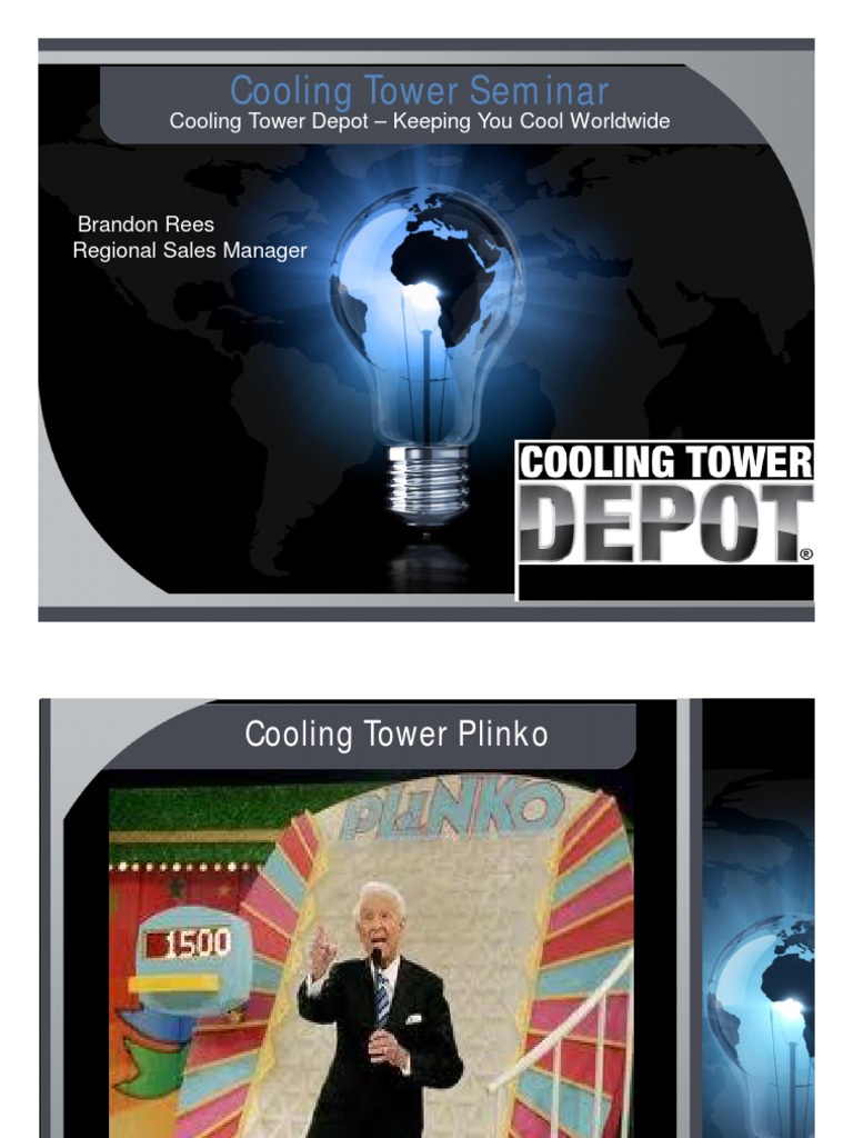 Cooling Tower Presentation - Brandon Rees - 2012-10-03 PDF | PDF ...