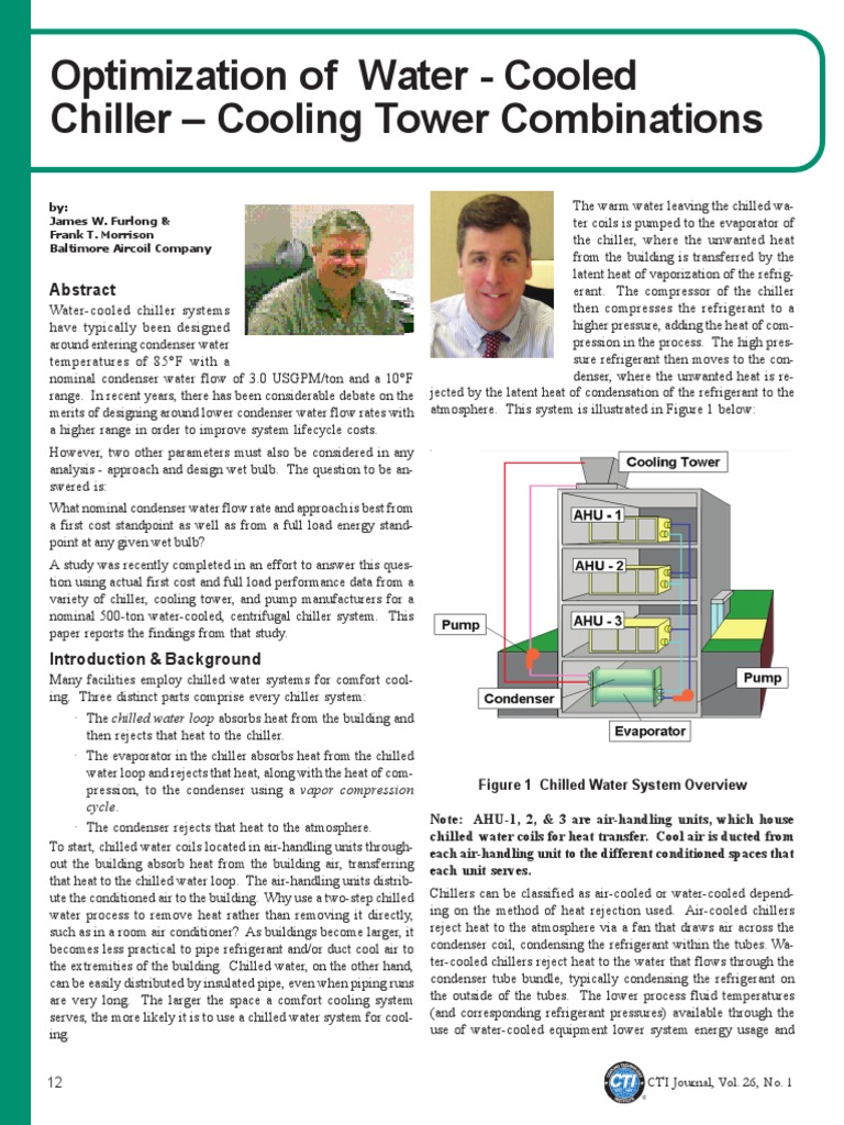 Optimizing Chiller Tower Systems PDF | PDF | Air Conditioning | Hvac