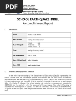 Earthquake Drill Evaluation Form | PDF | Disaster Preparedness ...