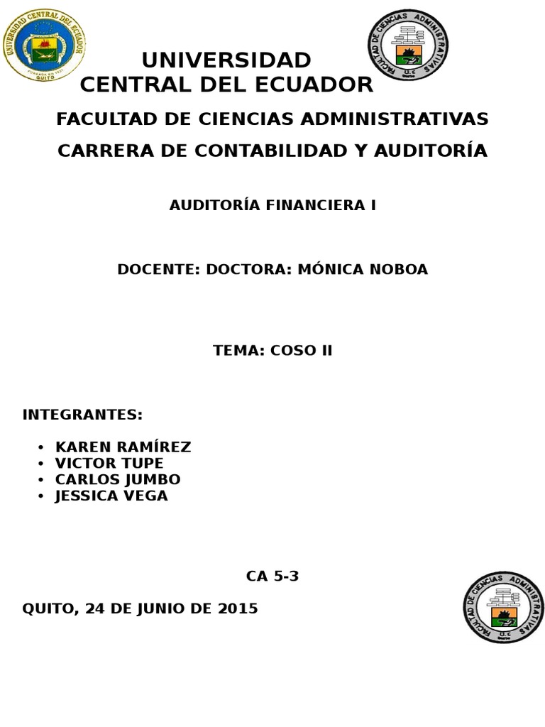 Coso Ii | PDF | Probabilidad | Análisis FODA