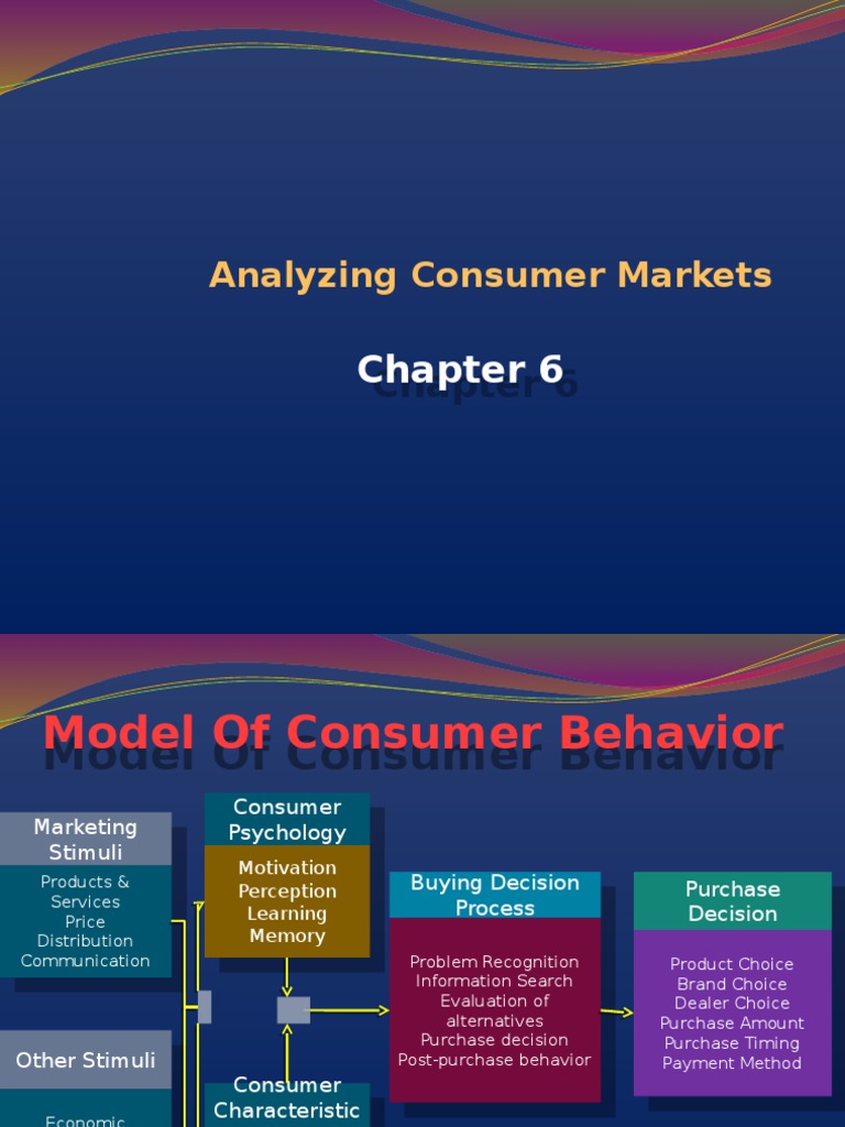 Analyzing Consumer Markets | PDF | Behavior | Consumer Behaviour