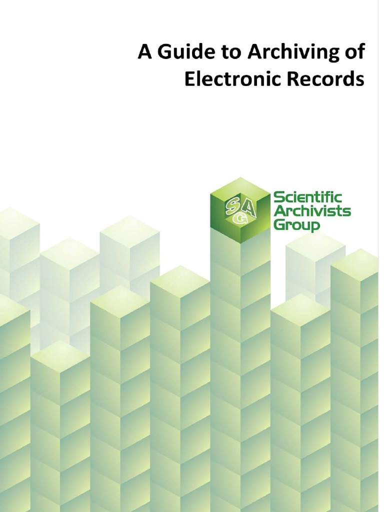 A Guide To Archiving Electronic Records V 1 | PDF | Records Management ...