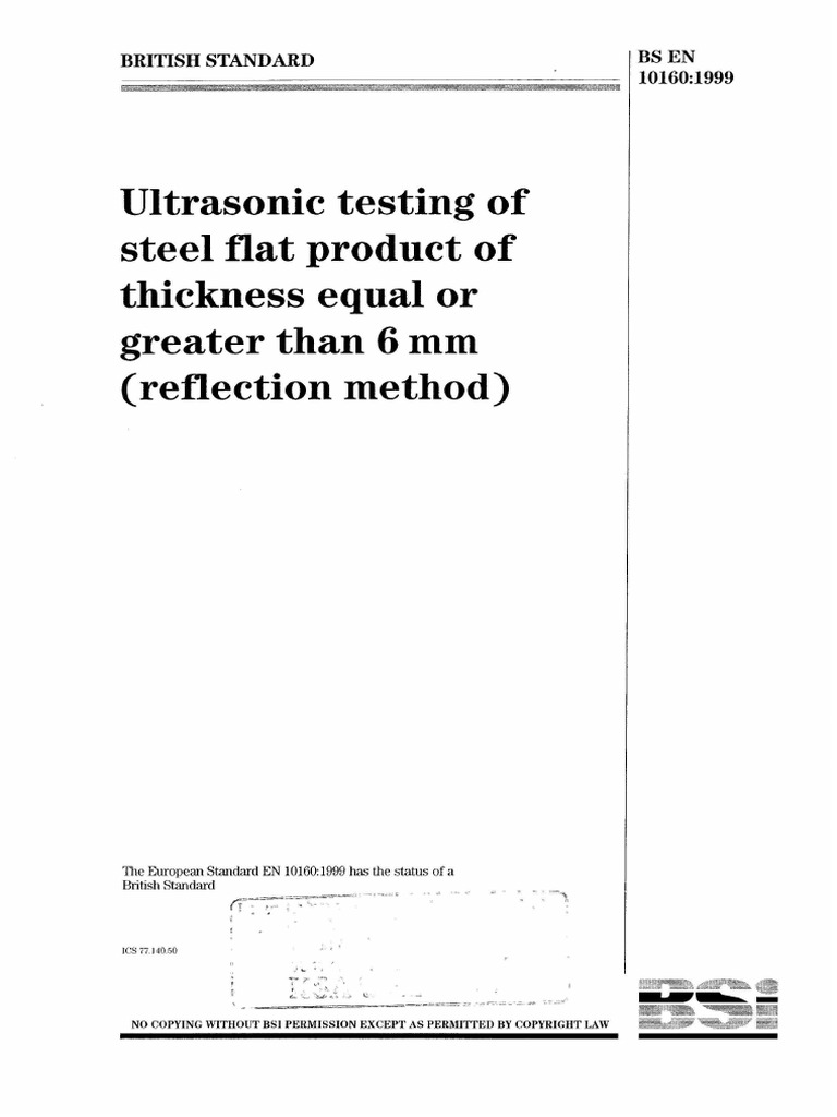 En 10160 PDF | PDF