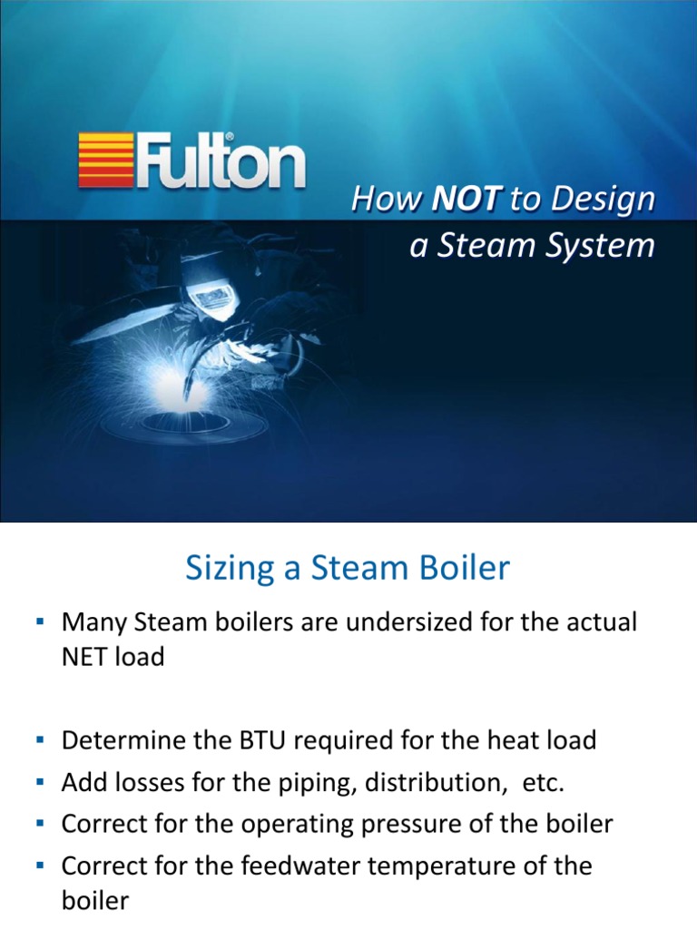 Steam Boiler - Design | PDF | Horsepower | Boiler