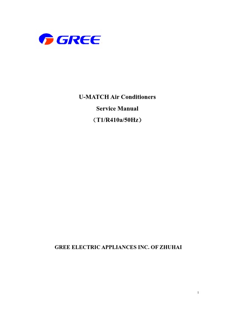 Gree Service | PDF | Air Conditioning | Mechanical Fan
