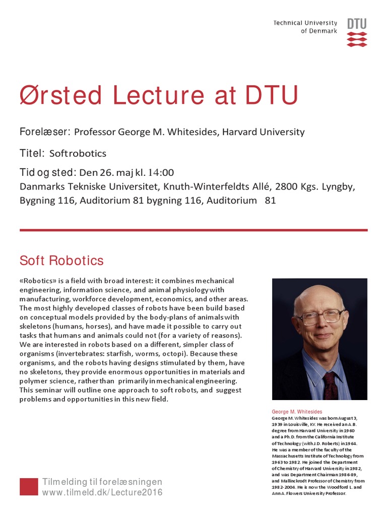 Oersted Lecture at DTU Poster 2016 | PDF