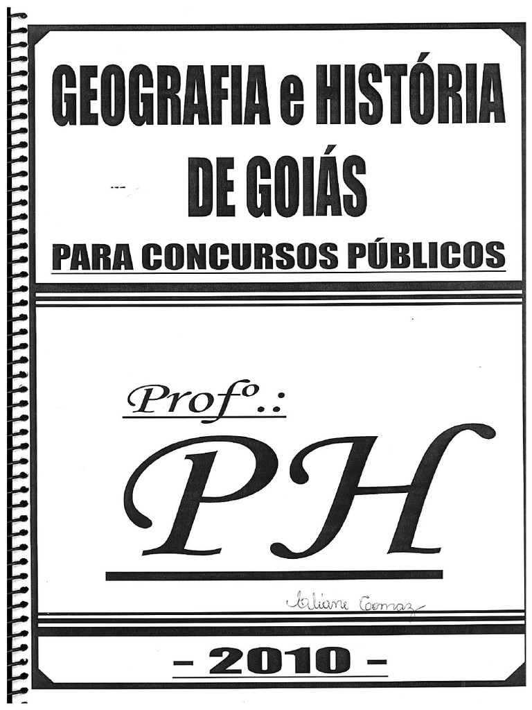 História E Geografia De Goiás Pdf Pdf