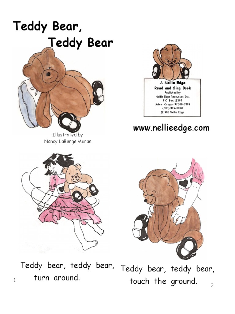 Teddy Bear, Teddy Bear: Teddy Bear, Teddy Bear, Turn Around. Teddy Bear ...