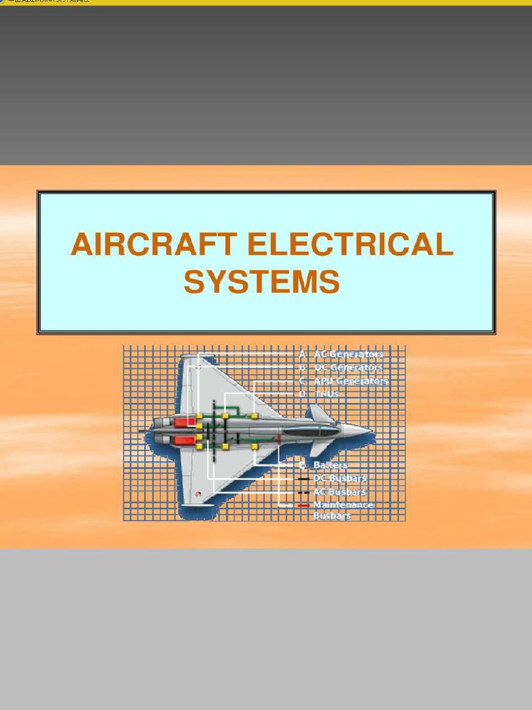 AIRCRAFT ELECTRICAL SYSTEMS - PPT - SAPilot | PDF