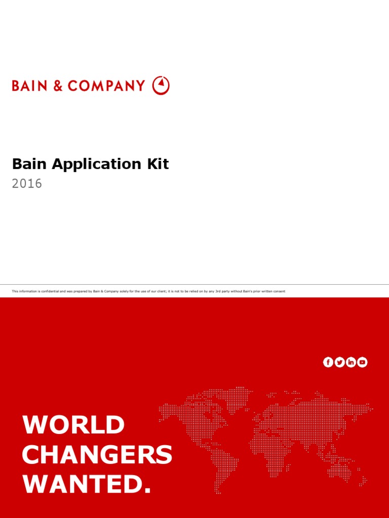Bain Application Toolkit - 2016 | PDF | Graduate Management Admission ...