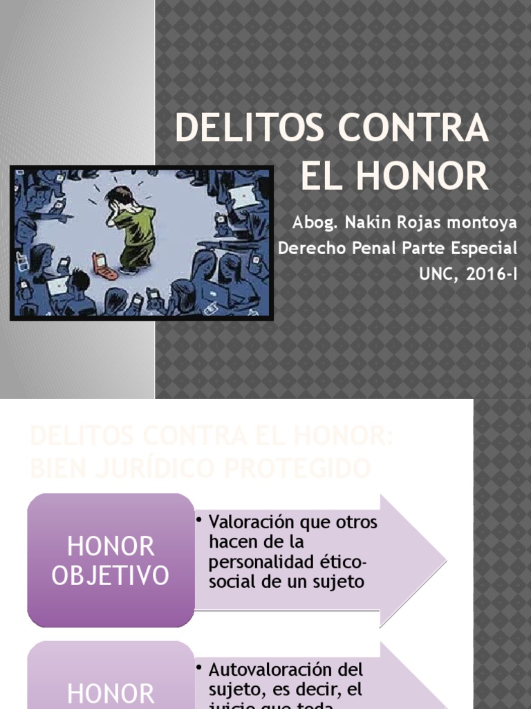 Delitos Contra El Honor | PDF