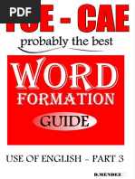 Word Formation B2 | PDF | Semantic Units | Morphology