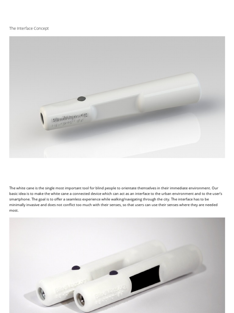 Blind Maps | PDF | Graphical User Interfaces | Visual Impairment
